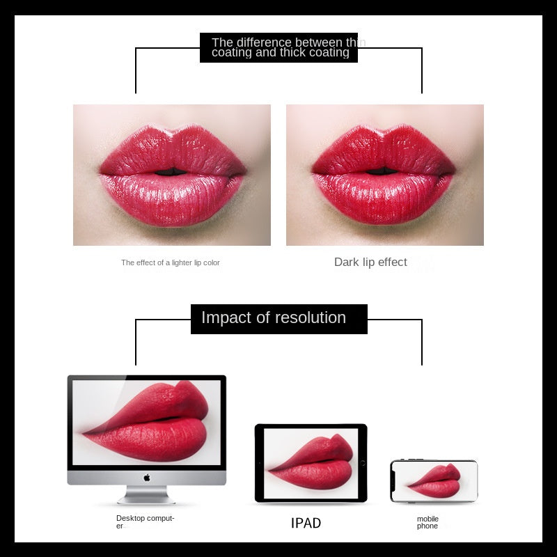 Image Beauty Color Overflowing Silky Lipstick Non-Fading Non-Stick Cup ...